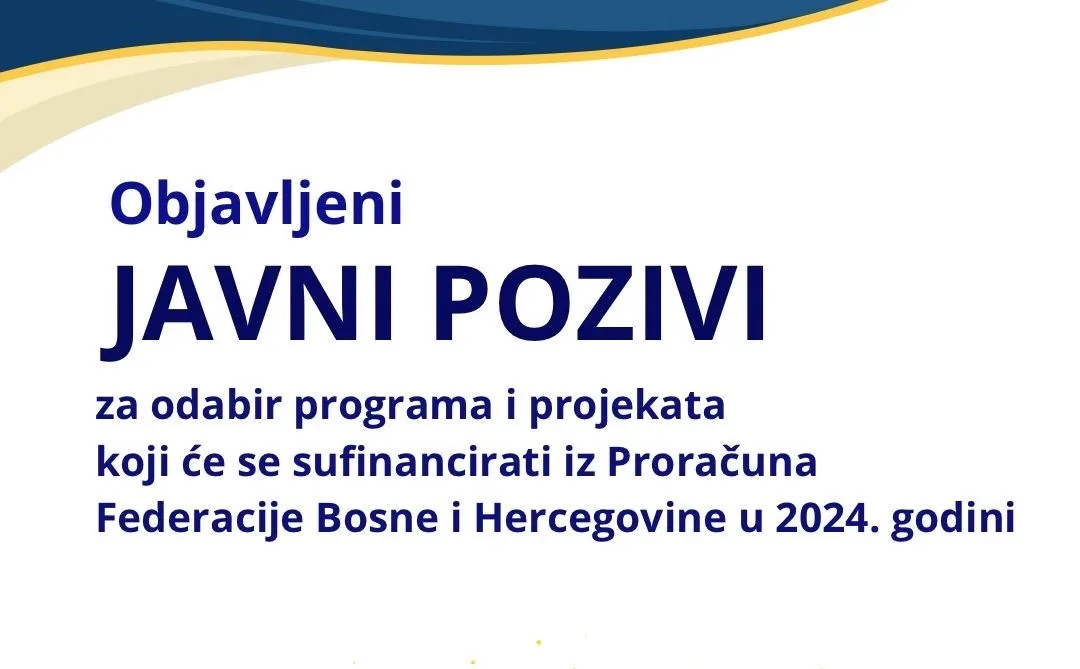 JAVNI POZIV 2024: Transfer za mlade – Federalno ministarstvo kulture i športa
