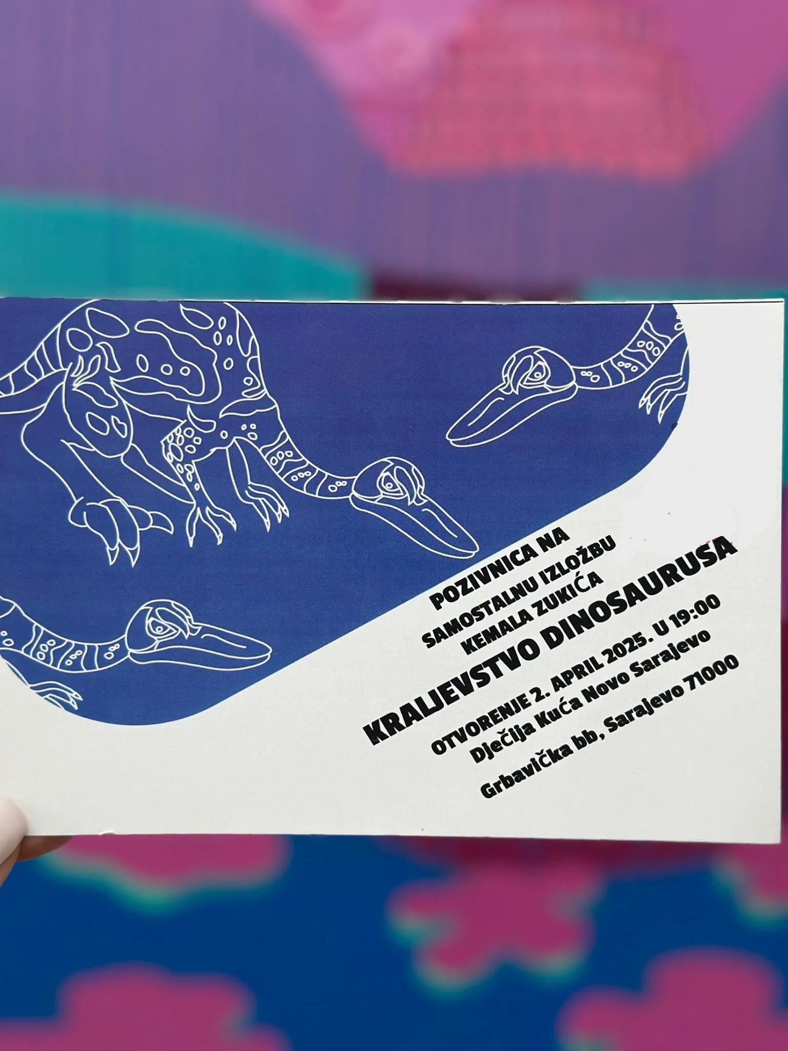 “The Kingdom of Dinosaurs”: The solo exhibition of the young artist ...